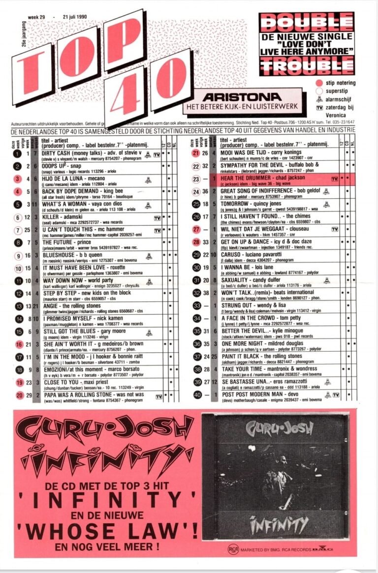 Dutch Top 40 XXL – 1990 - by Dj SlipRick